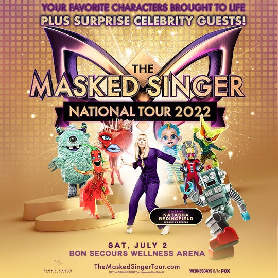 The Masked Singer National Tour 2022 Starring Natasha Bedingfield | Bon ...